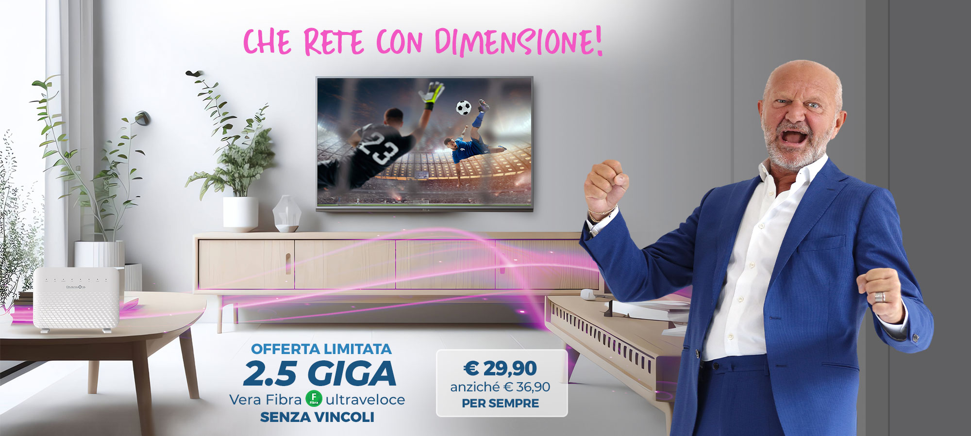Offerta Fibra FTTH Dimensione: prezzo bloccato su rete Open Fiber e ...