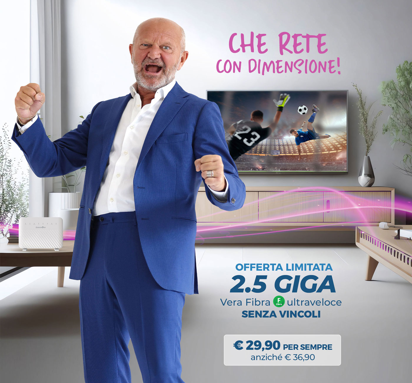 Offerta Fibra FTTH Dimensione: prezzo bloccato su rete Open Fiber e ...