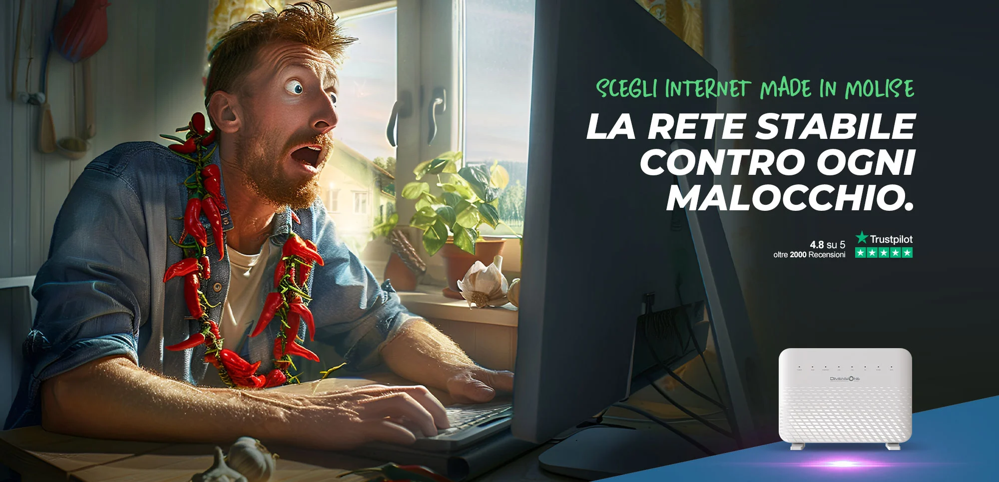 Internet ultraveloce con prezzo bloccato per sempre. Da €24,90 senza ...